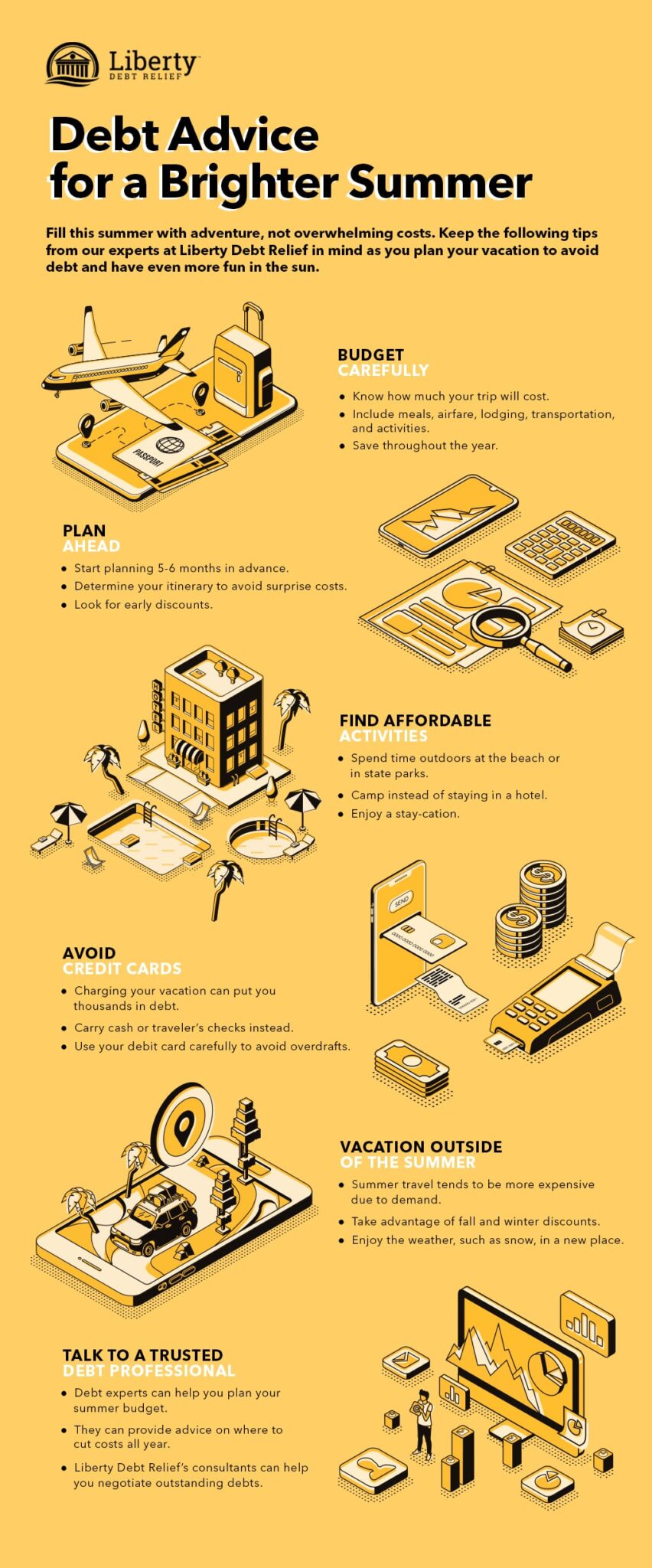 Debt Advice for Your Summer | Plan a Vacation and Financial Security